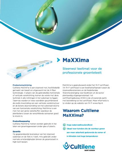 MaXXima PMDS-Brochure | Cultilene